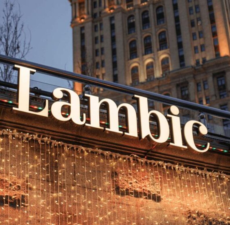 Custom Face-lit 3D Business Sign, Storefront LED Logo - Etsy