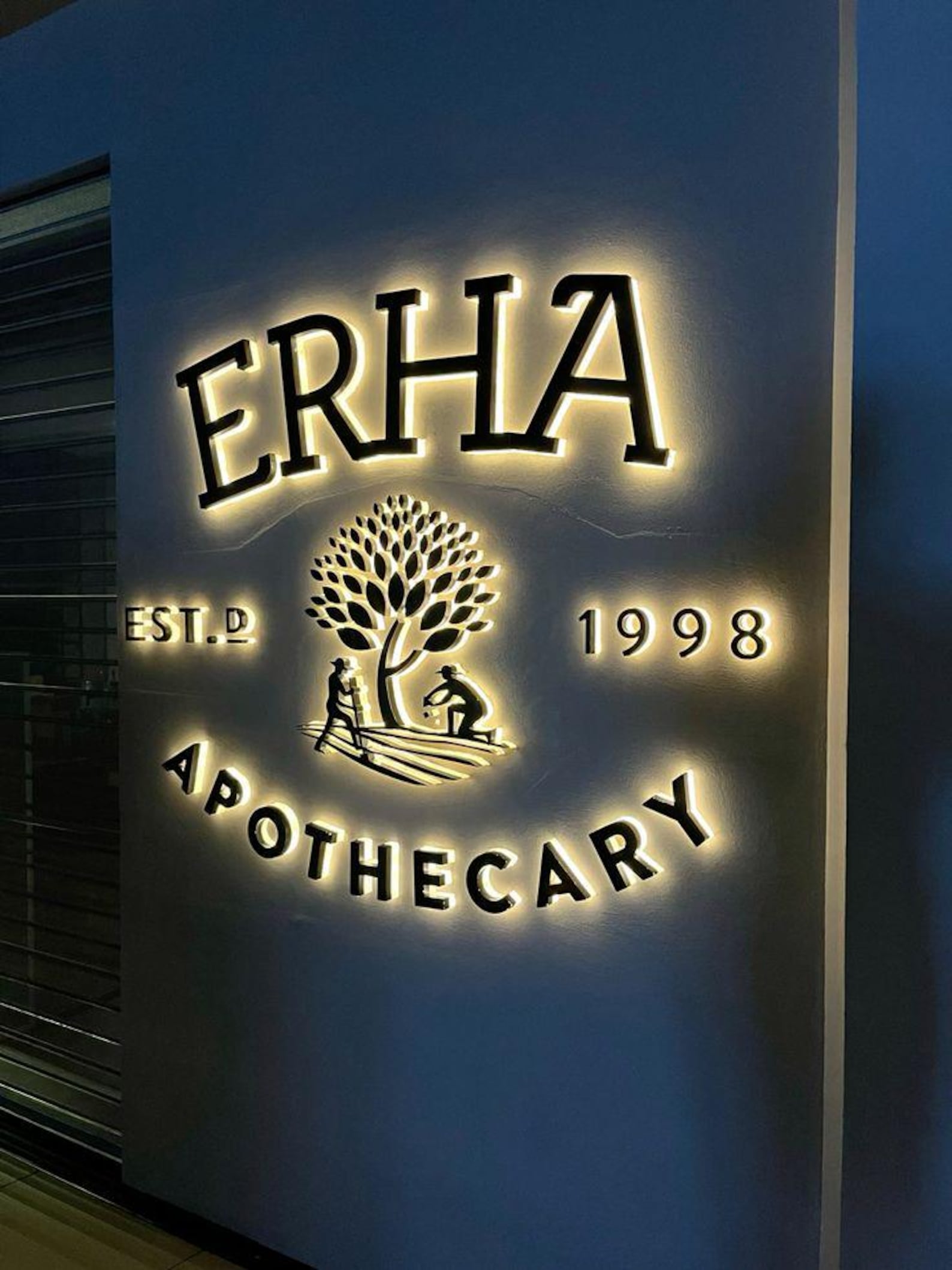 Custom 3D Metal Backlit Sign, Custom Storefront Illuminated Sign, Light ...