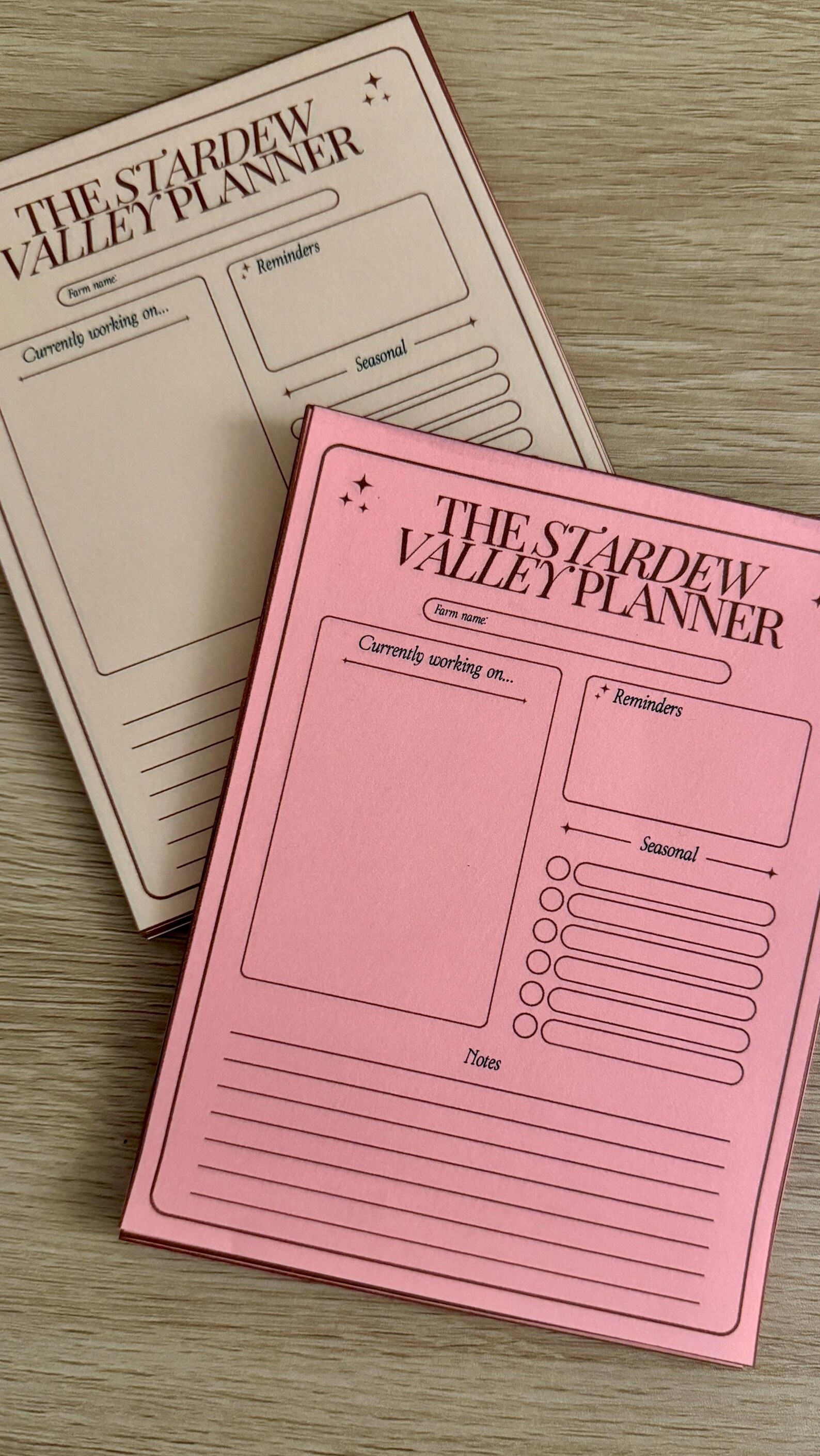 Stardew Valley Planner Notepad - Etsy