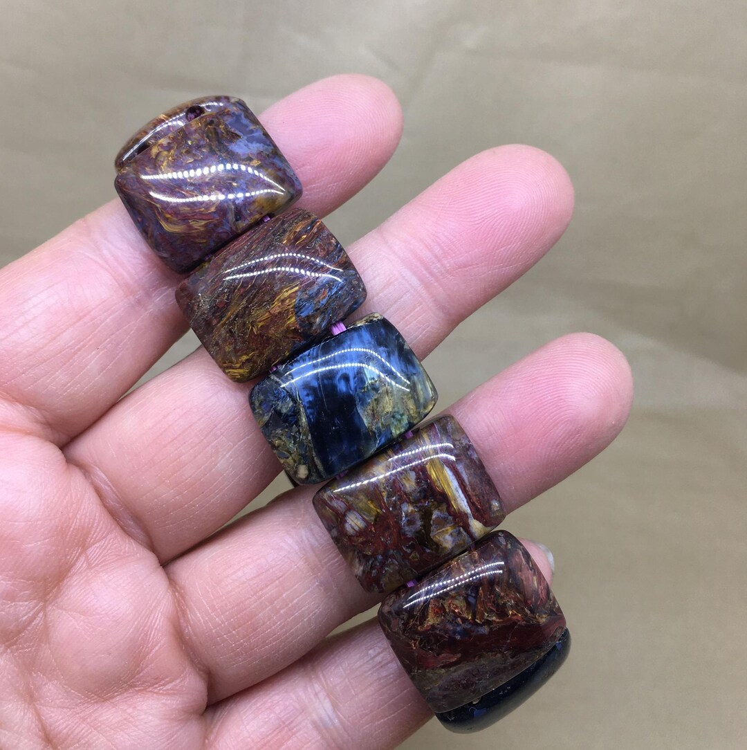 Natural South Africa Yellow Pietersite Beads Bracelet,pietersite Top ...