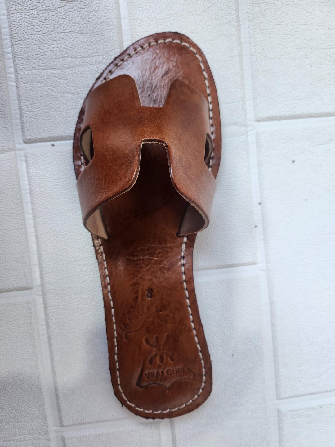 Handmade Moroccan Leather Sandals for Women | Summer Slides | Leather ...