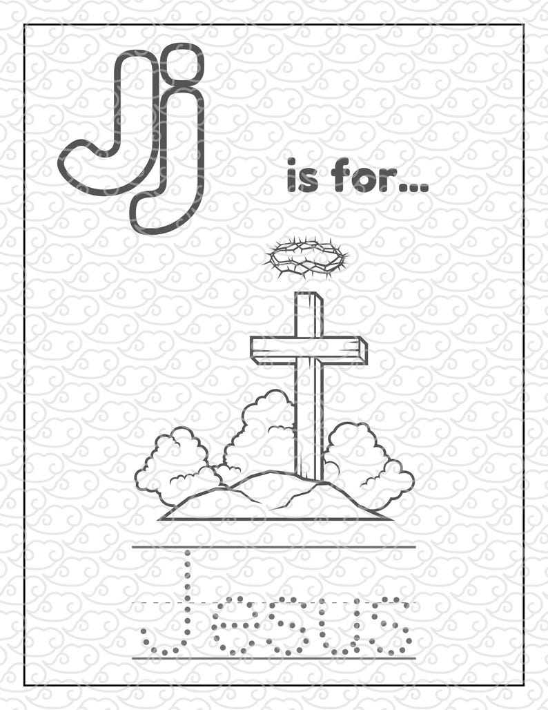 Kid's Bible Coloring Book Penmanship Book Bible Names Bible Characters ...