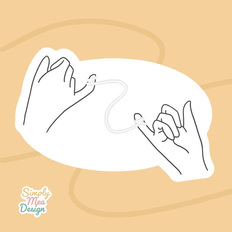 Invisible String Sticker, Taylor Swift Inspired Sticker, Sticker Decal ...