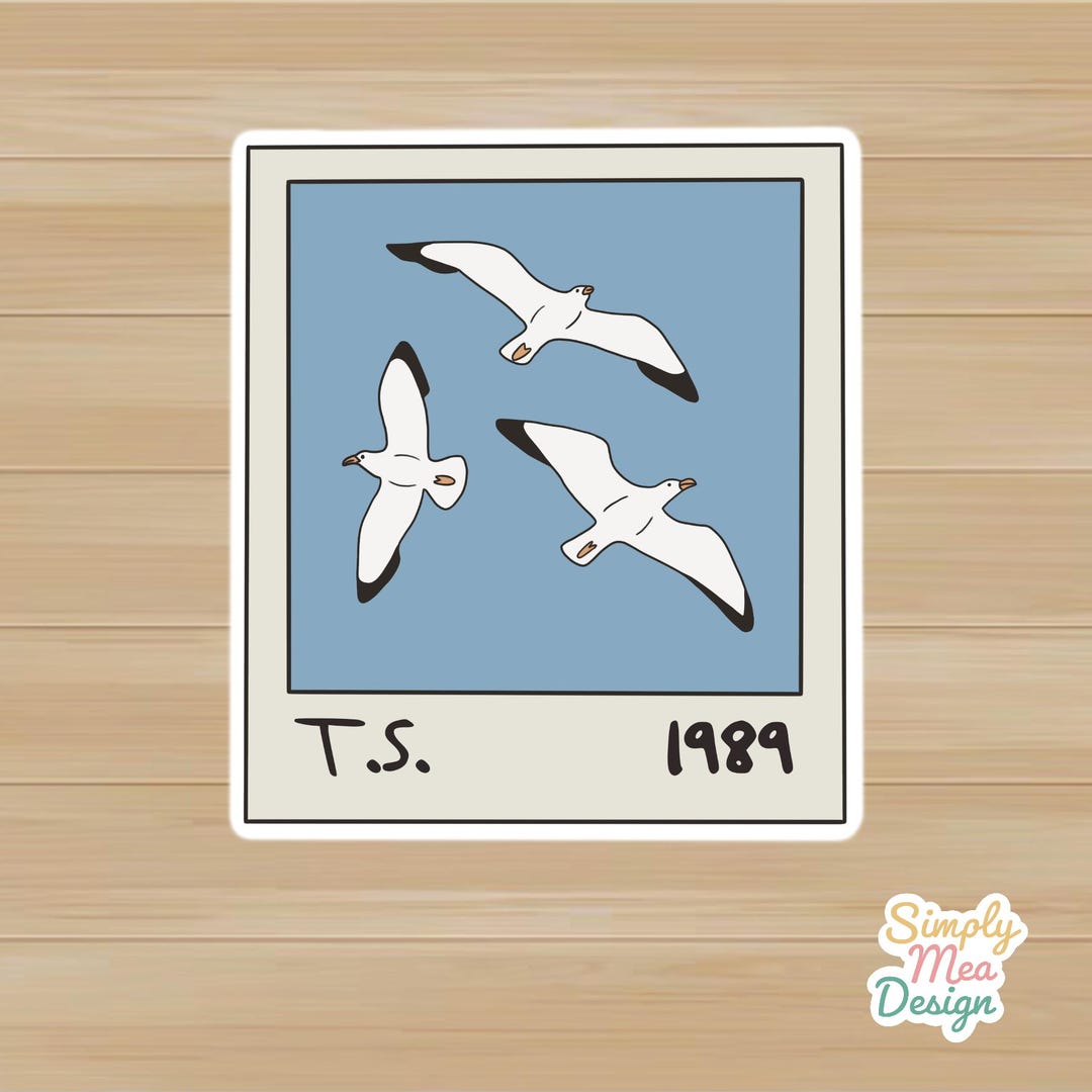 1989 Sticker, Taylor Swift Inspired Sticker, Sticker Decal for Water ...