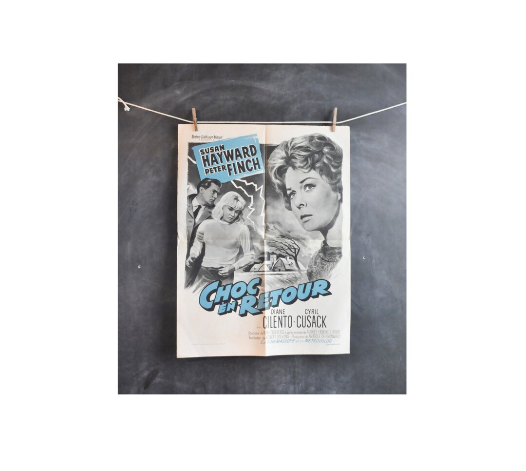 Vintage 1962 French Moroccan Movie Poster US Film I THANK a FOOL Susan ...
