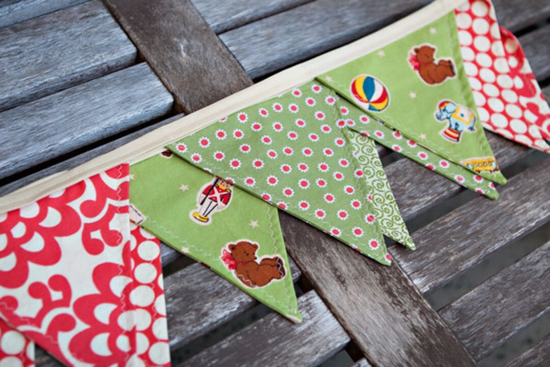 Toyland - Fabric Bunting Banner - Etsy