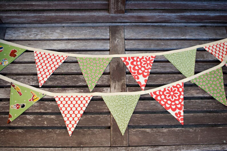 Toyland - Fabric Bunting Banner - Etsy