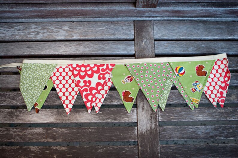 Toyland - Fabric Bunting Banner - Etsy