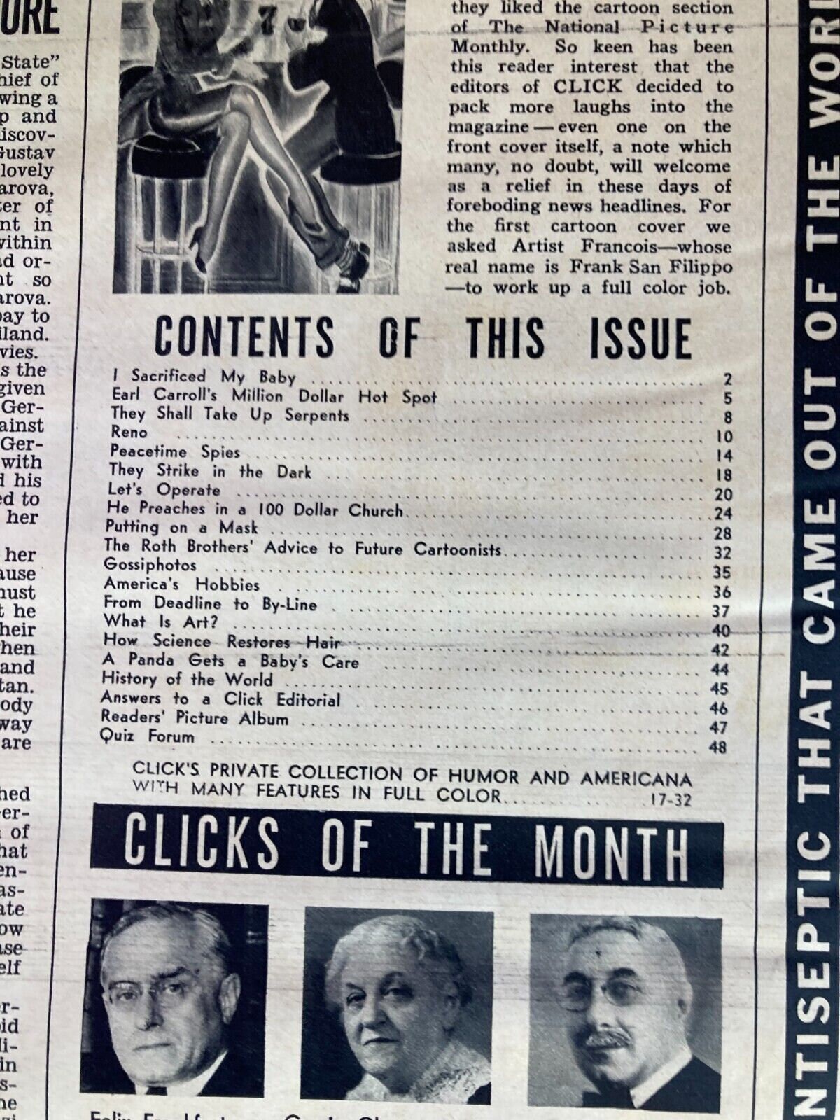 Click Magazine the National Picture Monthly March 1939 - Etsy