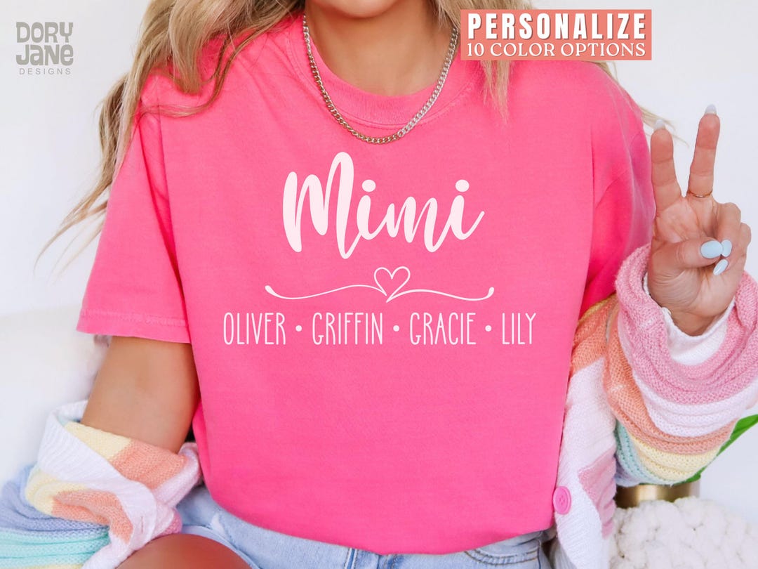 Custom Mimi T-shirt for Mimi Retro Comfort Colors Mimi Shirt ...