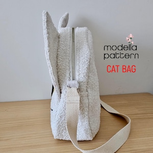 CAT BAG Bag Sewing Pattern PDF With Video Tutorial -2 Size - Handmade ...