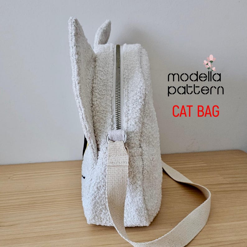 CAT BAG Bag Sewing Pattern PDF With Video Tutorial -2 Size - Handmade ...