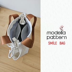SMILE BAG Bag Sewing Pattern PDF With Video Tutorial - Handmade Cute ...