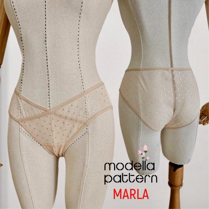 MARLA Lingerie Sewing Pattern Pdf With Video Tutorial -XS-3XL EU ...