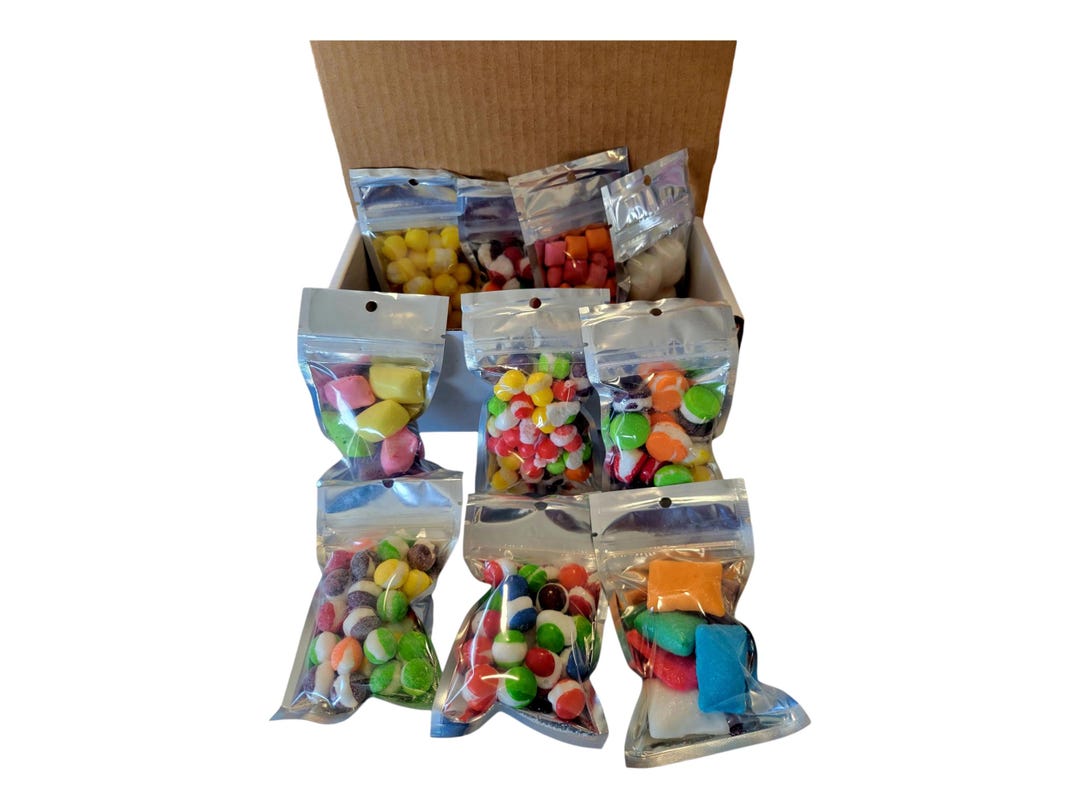 Freeze Dried Candy Sample Pack 10 Bags, Variety Pack - Etsy