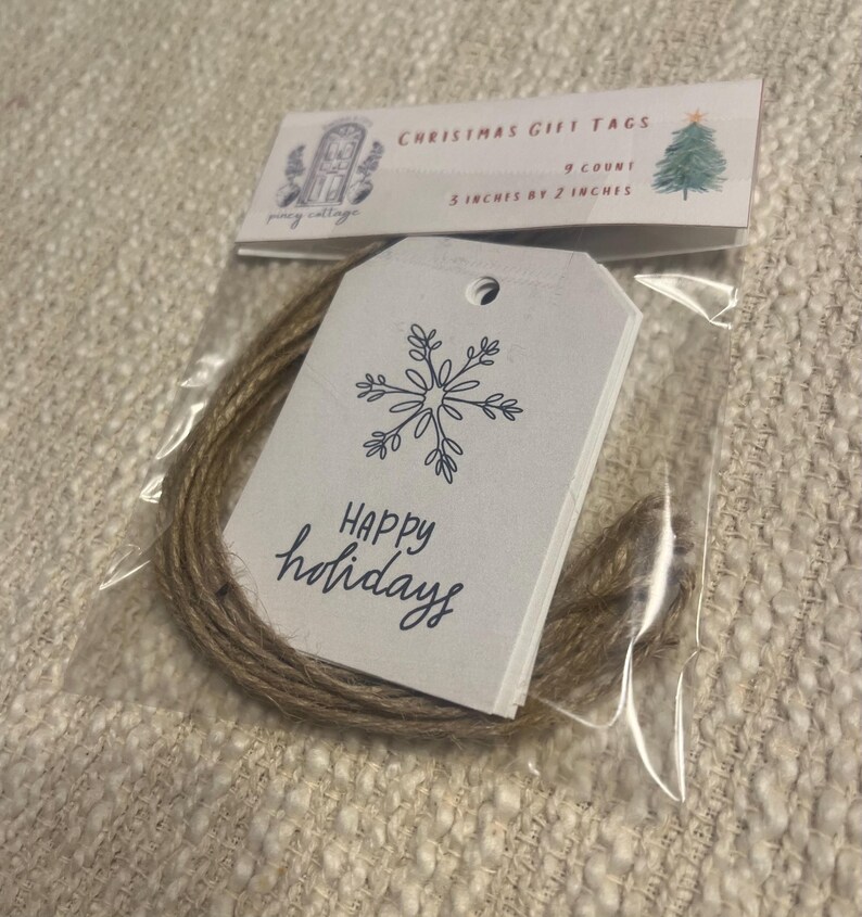 Personalized Christmas Gift Tags Style 4 - Etsy