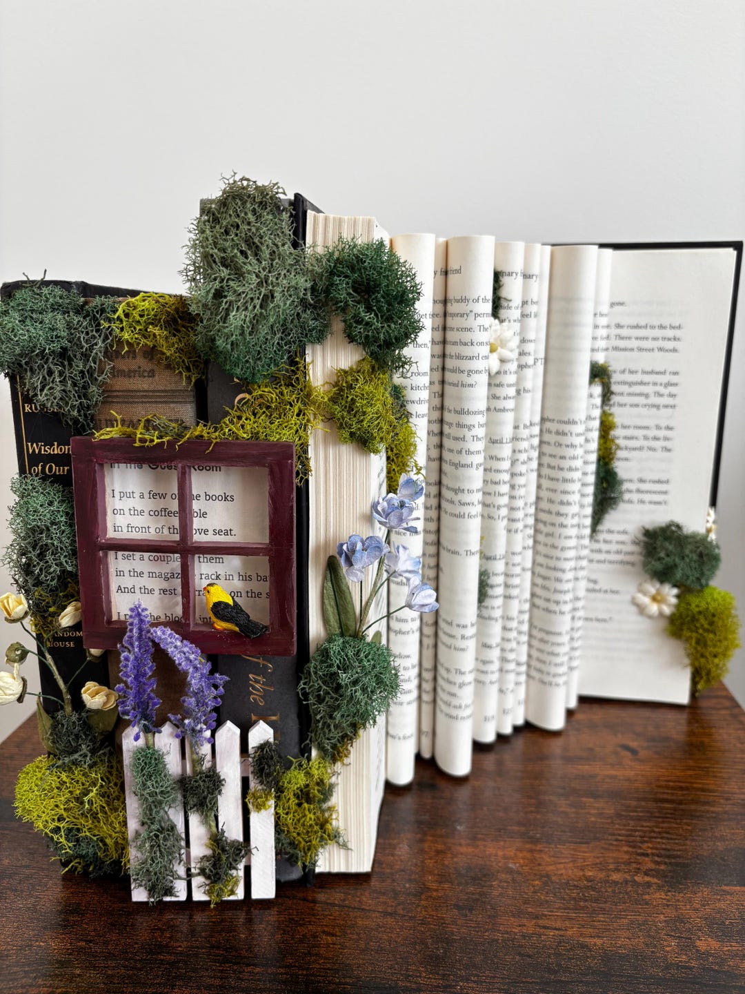 Magical Bookshelf Decor, Book Divider, Unique Gifts, Handmade Crafts ...
