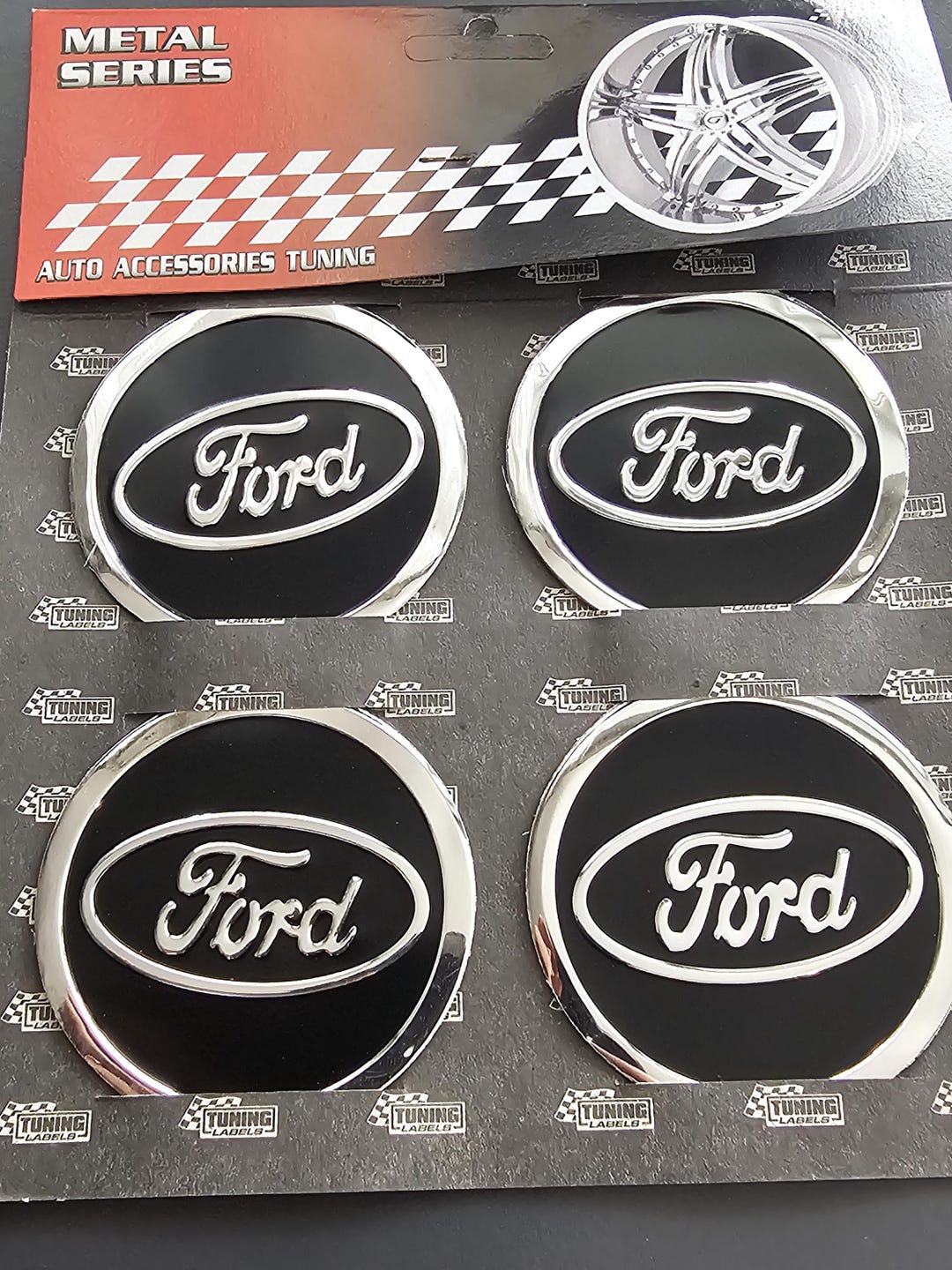 Set of 4 Metal Stickers for Wheel Caps or Hubcaps – 60mm for Ford - Etsy