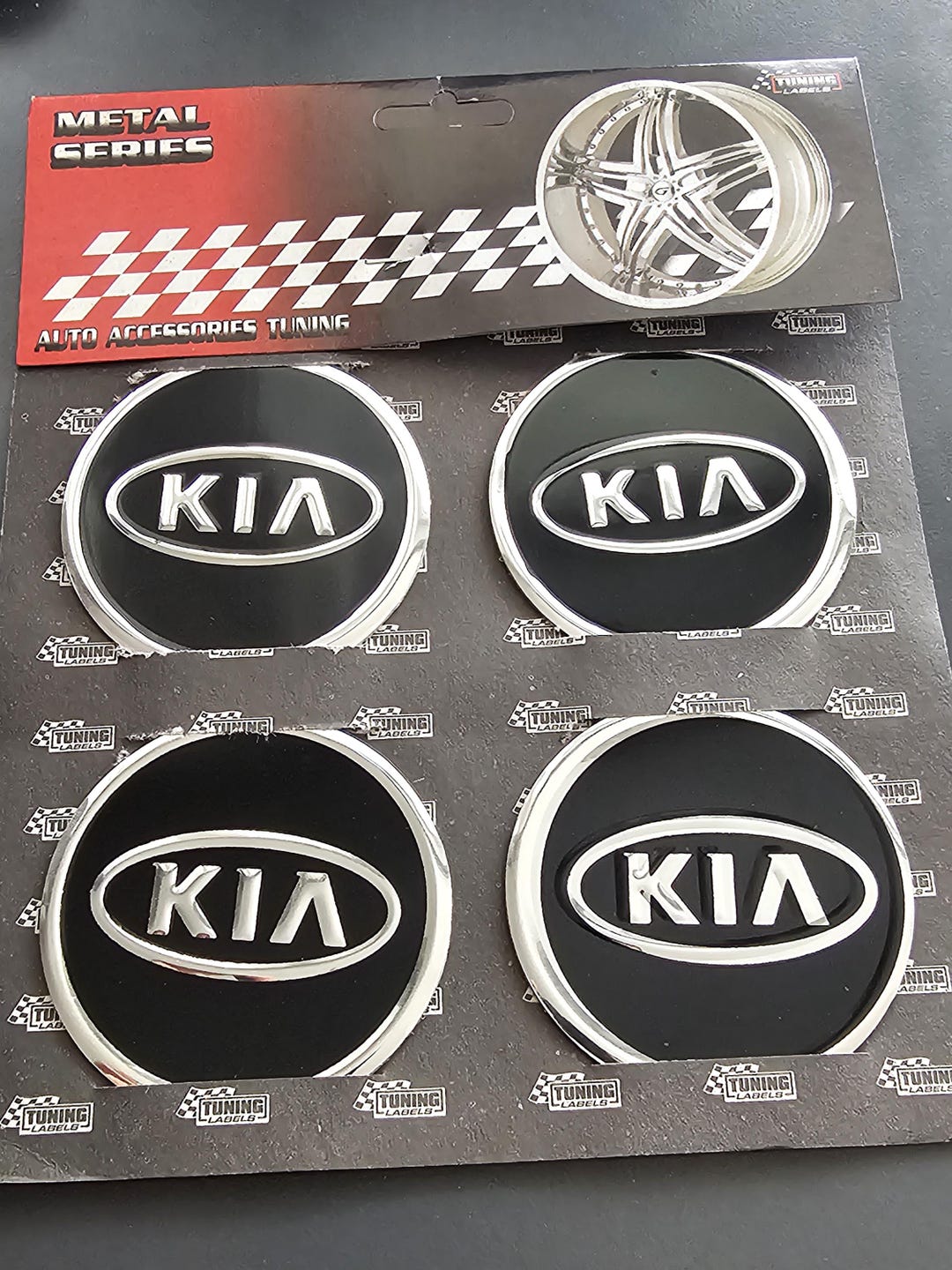 Set of 4 Metal Stickers for Wheel Caps or Hubcaps 60mm Fit for Kia - Etsy