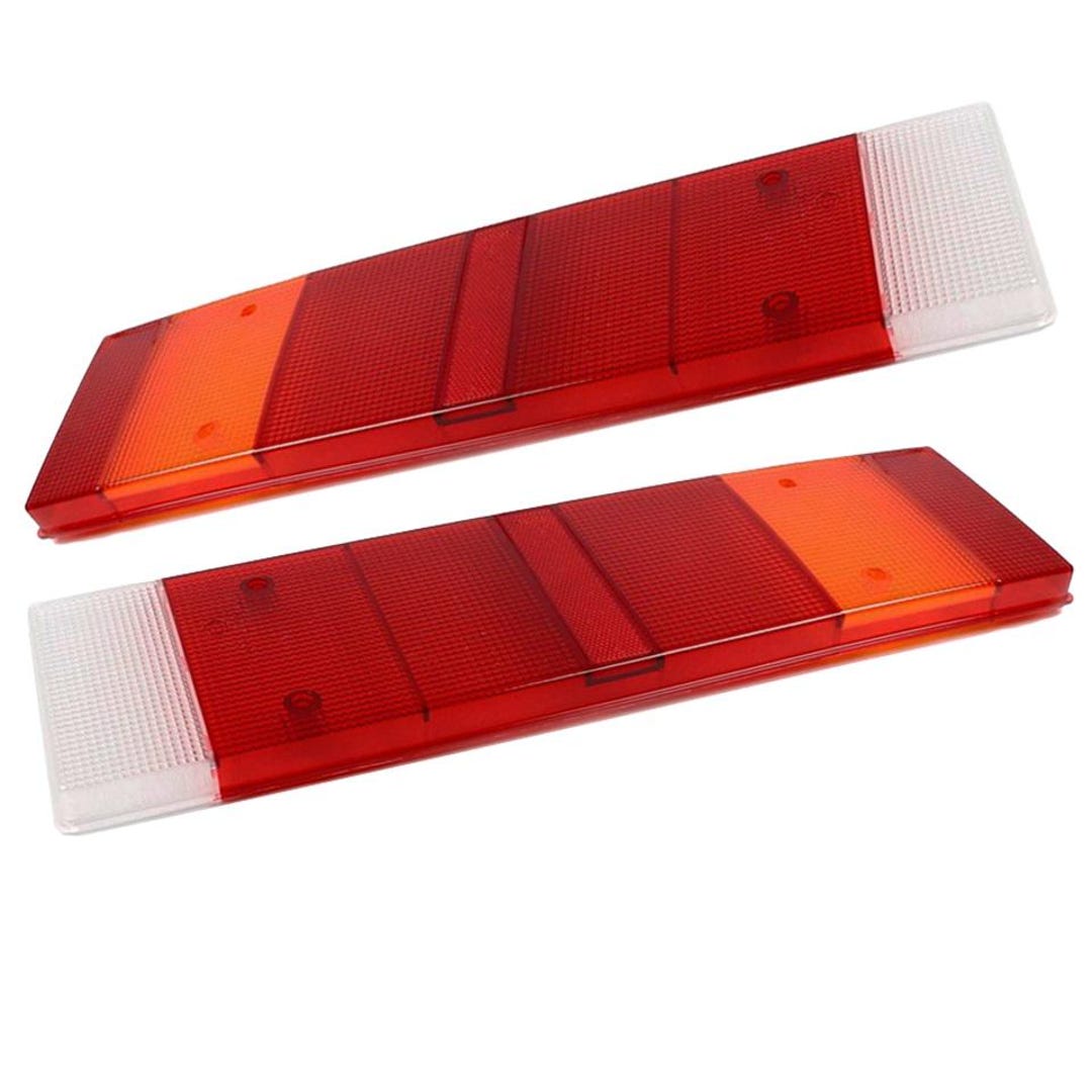 2x Rear Combination Tail Light Lamp Lenses for Lorry Truck Trailer ...