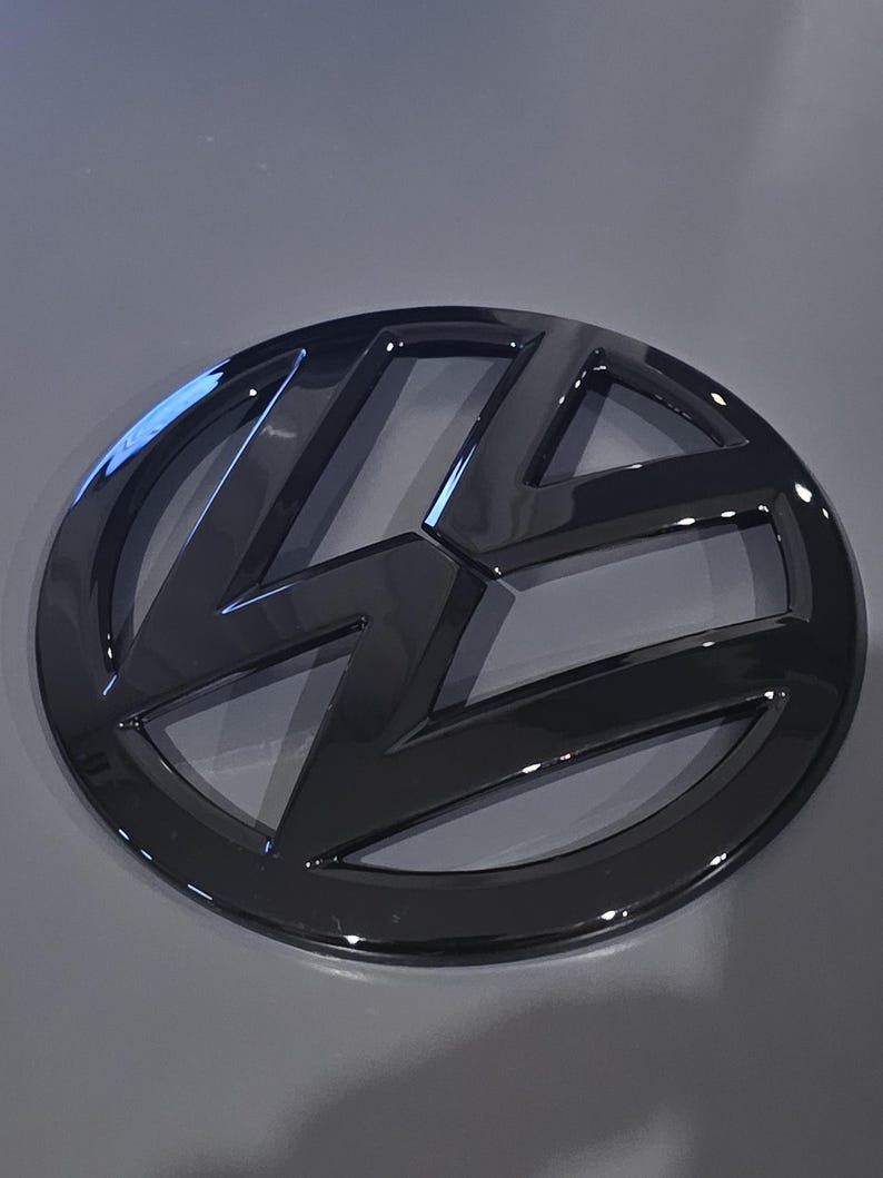 Gloss Black 138mm VW Front Grille Badge Fit for Golf MK7 - Etsy