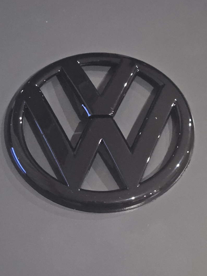 Gloss Black 138mm VW Front Grille Badge Fit for Golf MK7 - Etsy