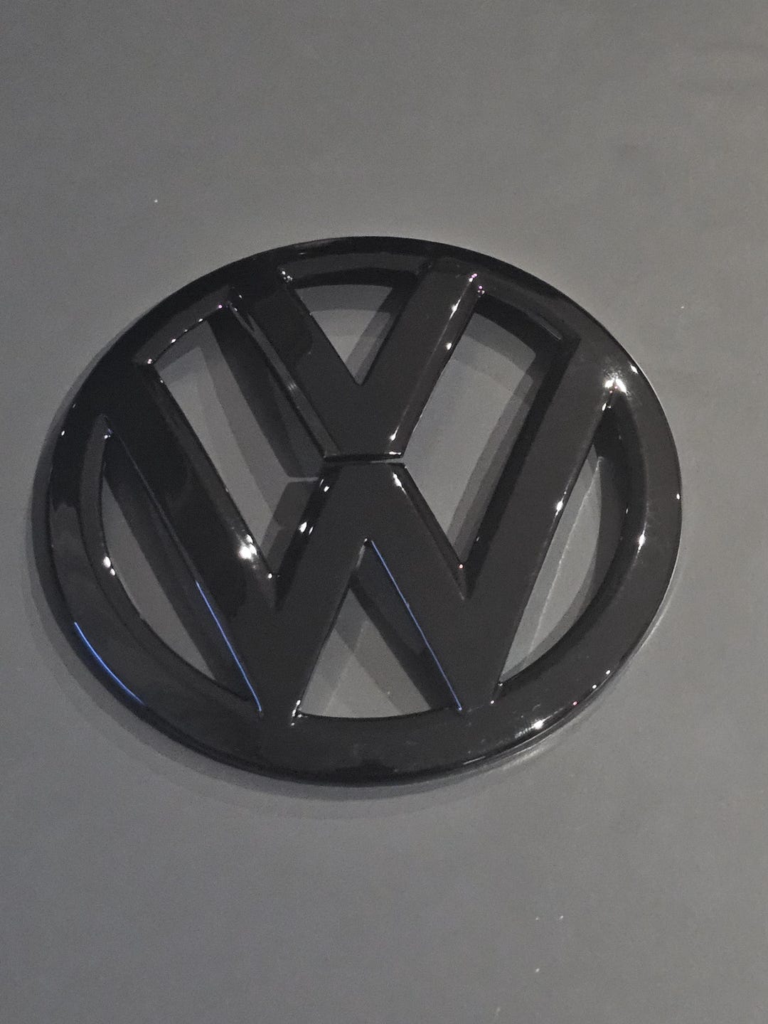 Gloss Black 138mm VW Front Grille Badge Fit for Golf MK7 - Etsy