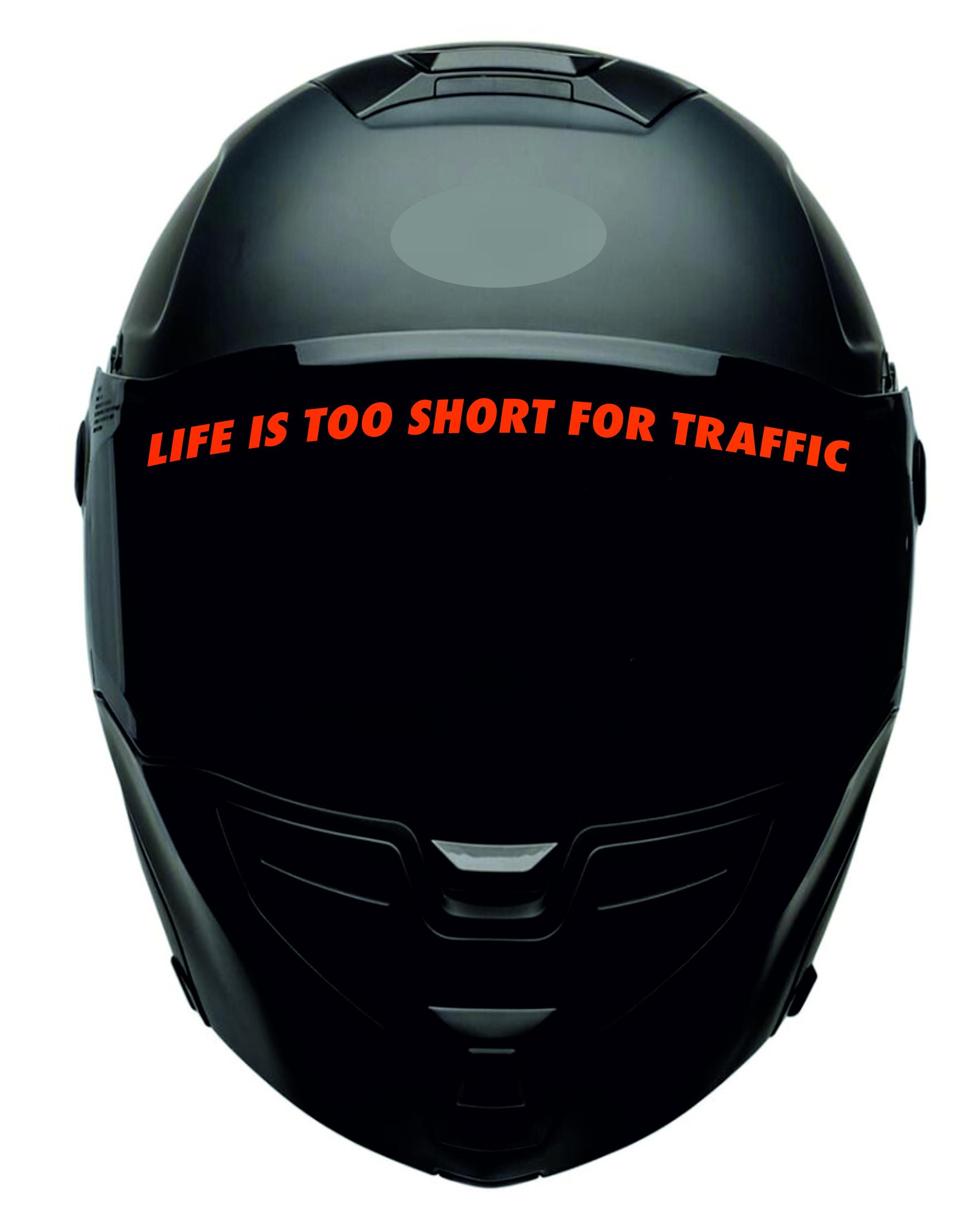 Motorcycle Visor Decal | Custom Text | Motorcycle Helmet Custom Text ...
