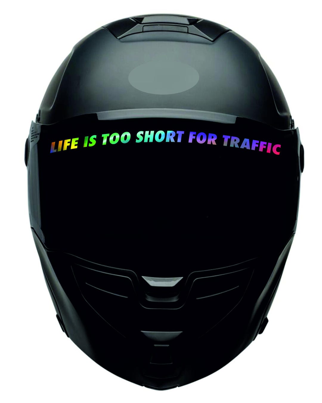 Motorcycle Visor Decal | Custom Text | Motorcycle Helmet Custom Text ...