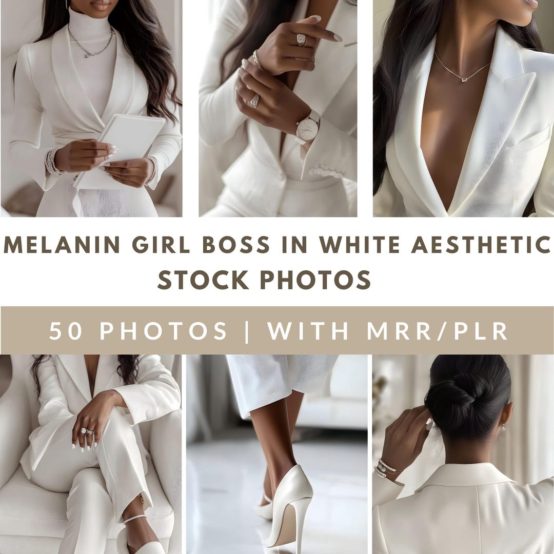 Melanin Girl Boss,aesthetic Girl Boss Stock Photos,white Aesthetic ...