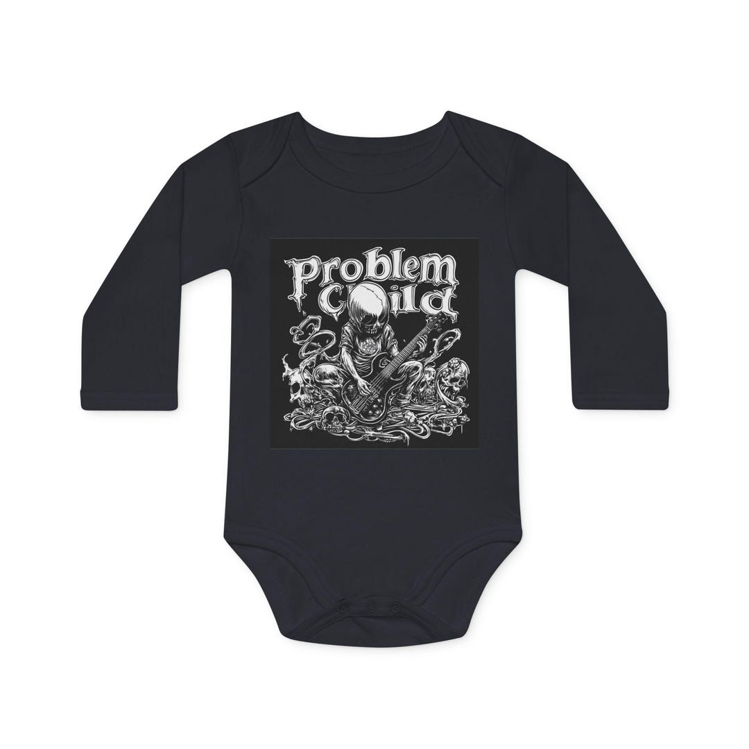 Problem Child Baby Onesie, Death Metal Punk Rock Band Style Bodysuit ...