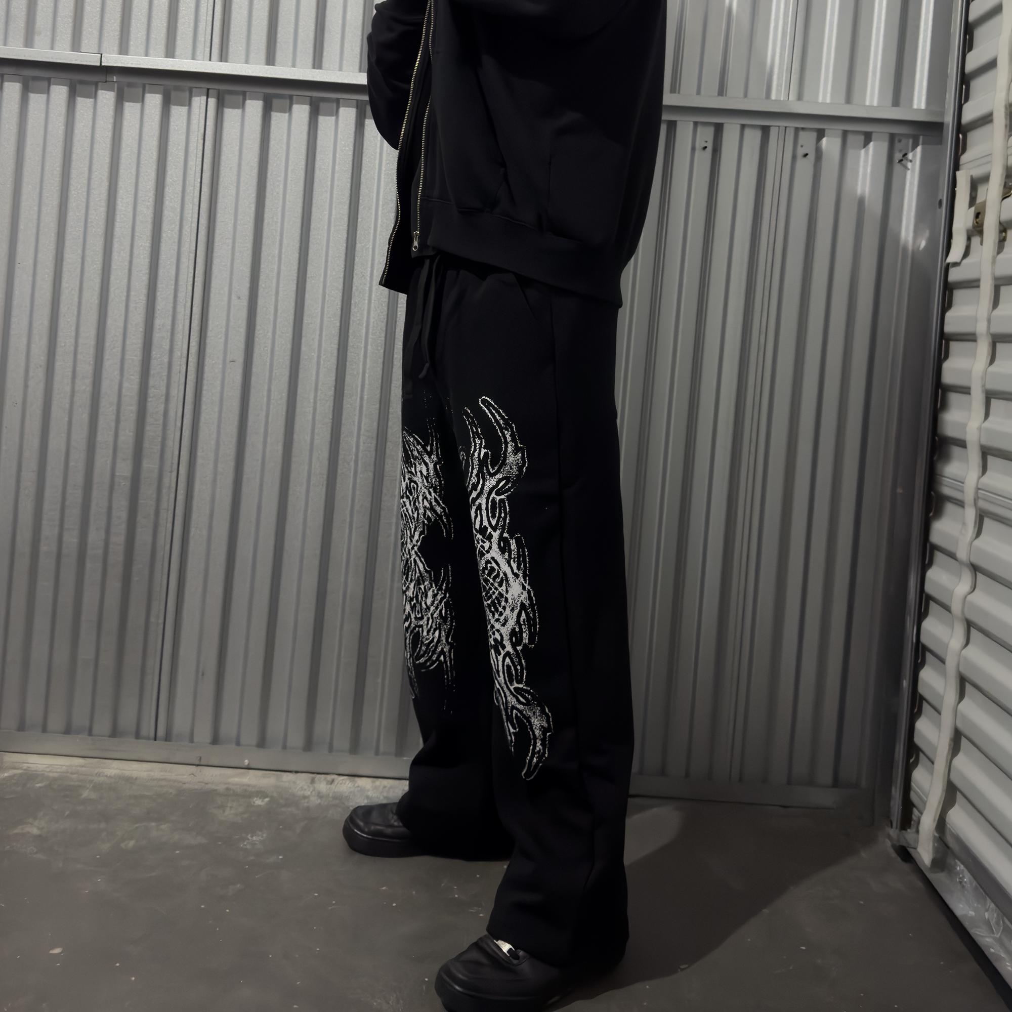 Grunge Emo Sweatpants: Baggy Alt Gym Sweats - Etsy