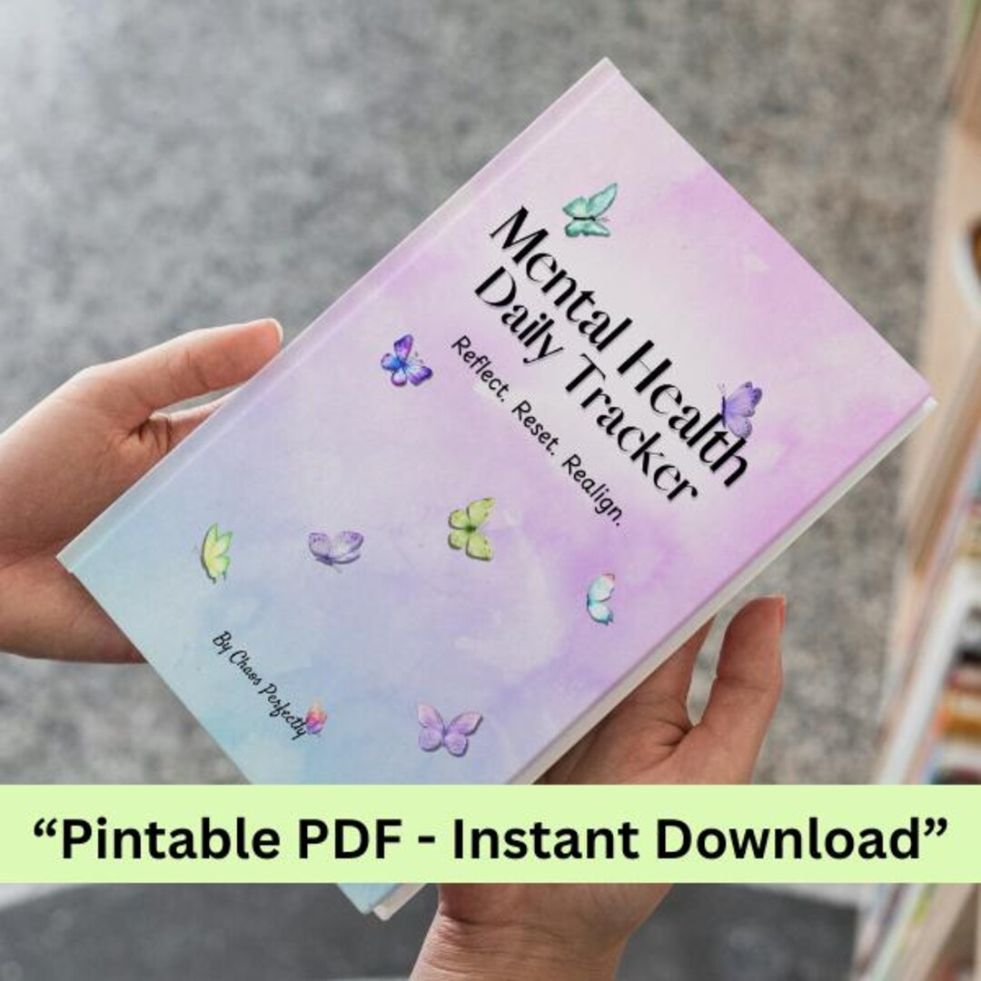 Mental Health Daily Tracker – Printable Self-care Journal | Daily ...