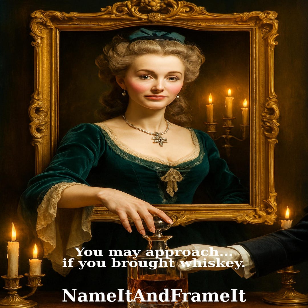 Baroque Whiskey Queen – Regal Vintage Portrait With Sass, Funny ...