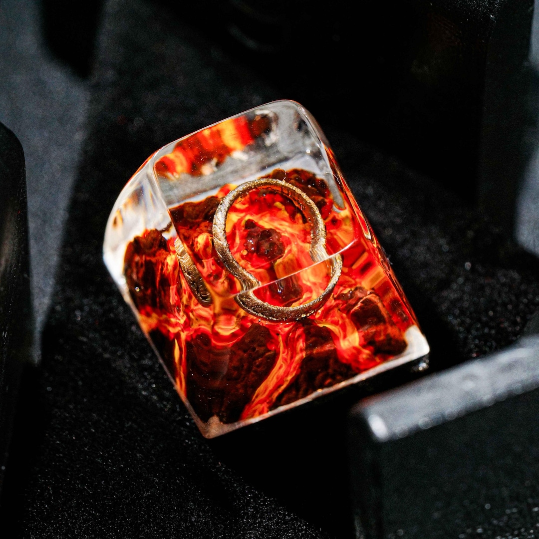 LOTR Power Ring Keycap, Eye of Sauron Keycap, Artisan Keycap Custom ...