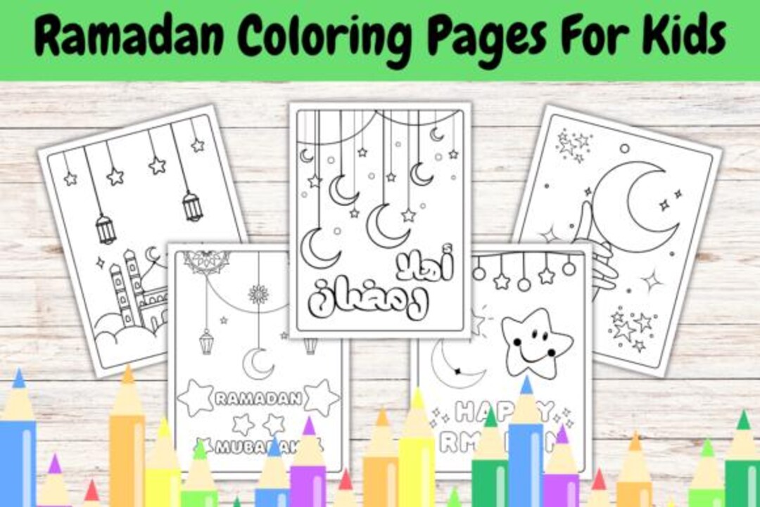 Ramadan Coloring Pages for Kids | Islamic Ramadan Activity Book ...