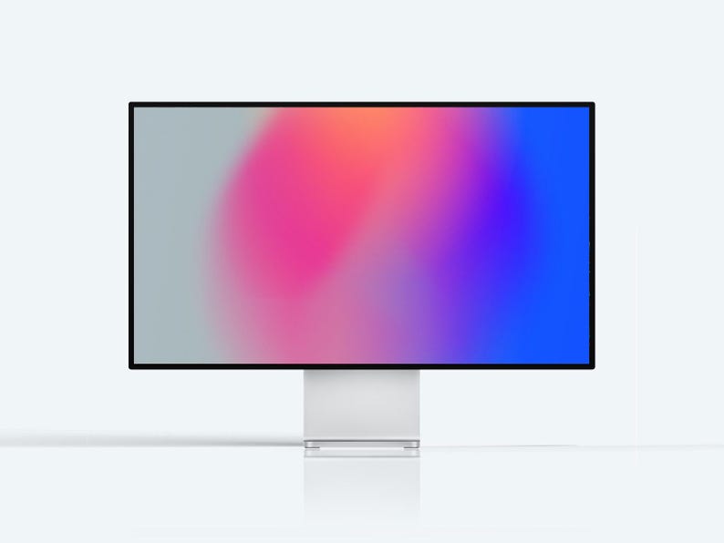 Aura Gradient Desktop Wallpaper Gradient Blur Minimal Cute Desktop ...