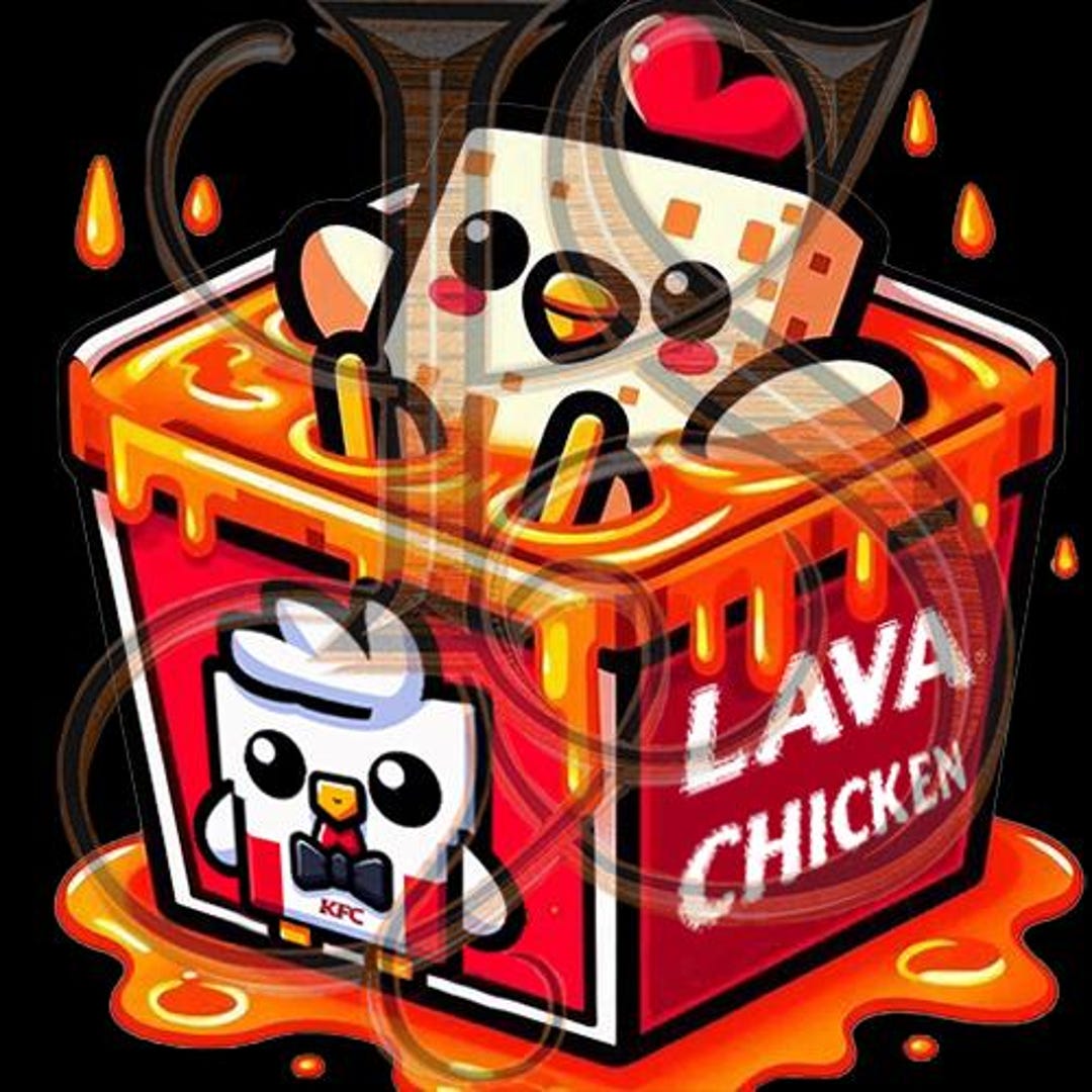 Lava Chicken, MINECRAFT, ANIMATED Twitch, Kawaii, Gamer, KFC, Minecraft ...