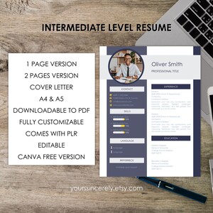 Intermediate Level Resume - Etsy