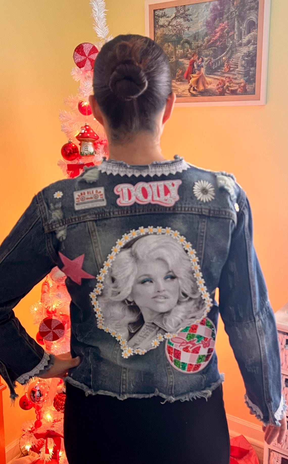 Dolly Parton Cropped Jean Jacket - Etsy