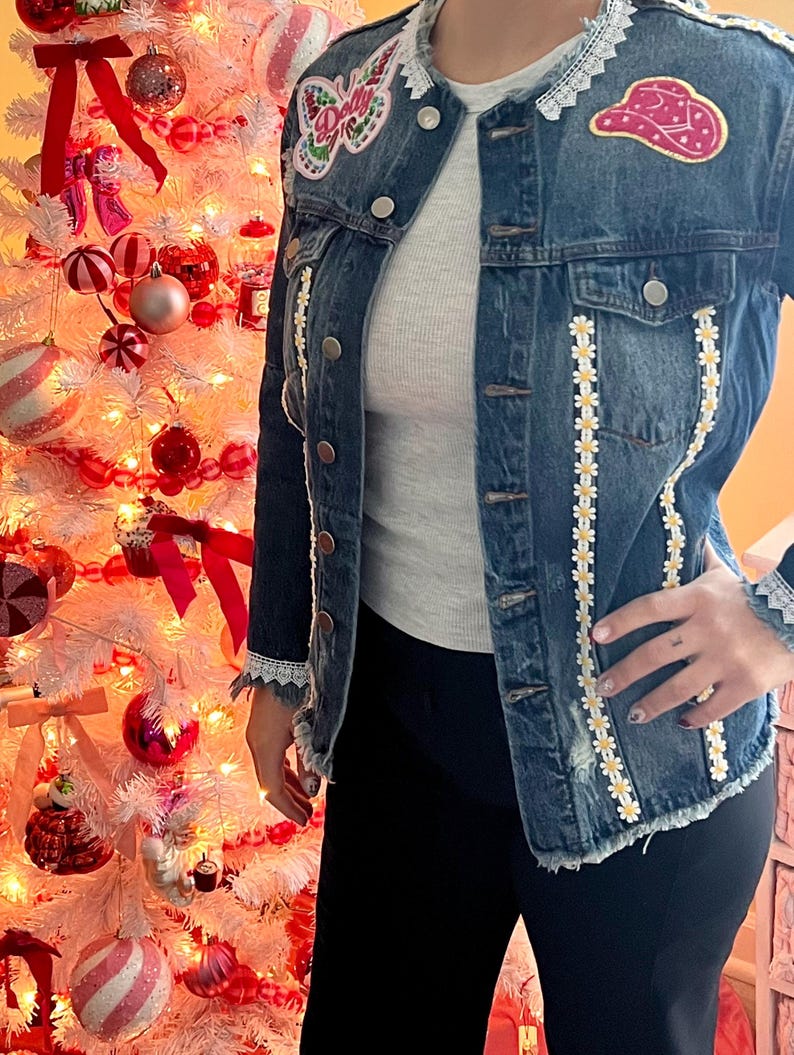 Dolly Parton Cropped Jean Jacket - Etsy