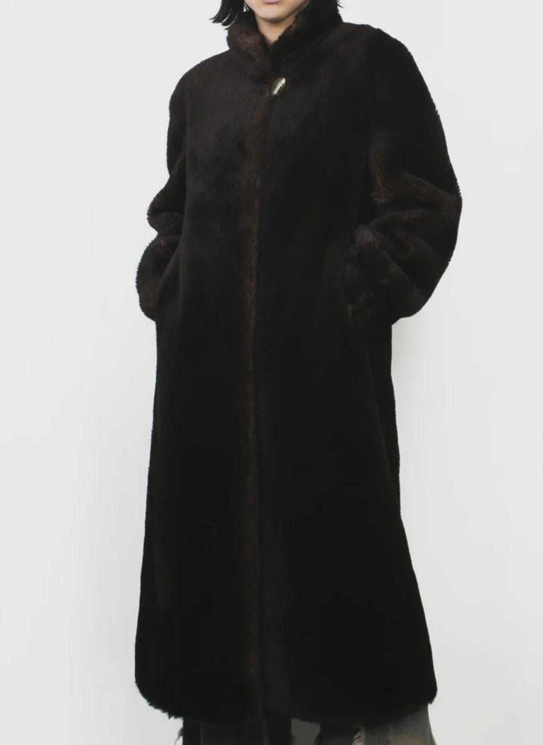 Vintage Sable Faux Fur Coat | C&A "your Sixth Sense" | Size M–L | Women ...