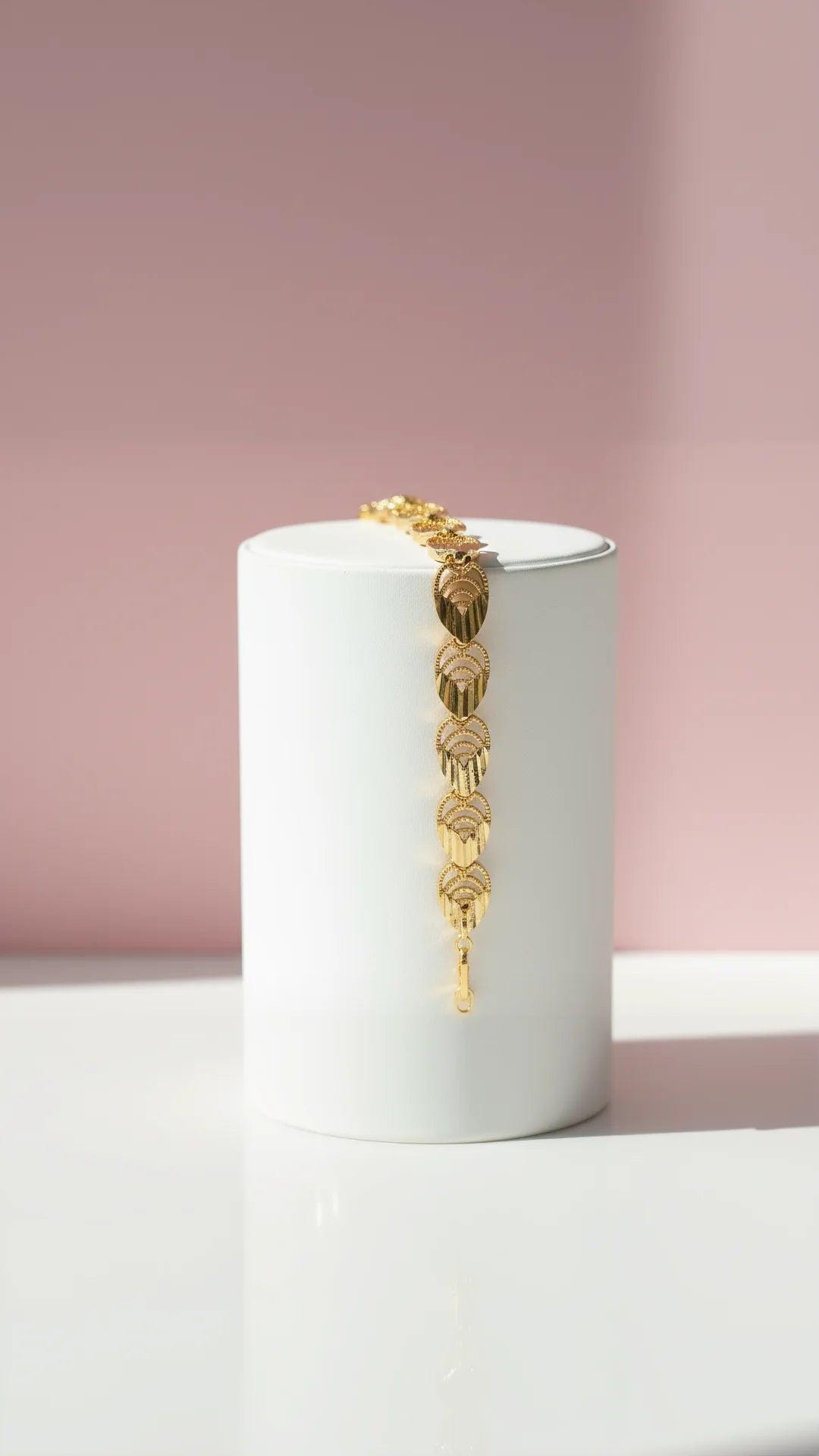 Damascus Gold Link Bracelet - Etsy
