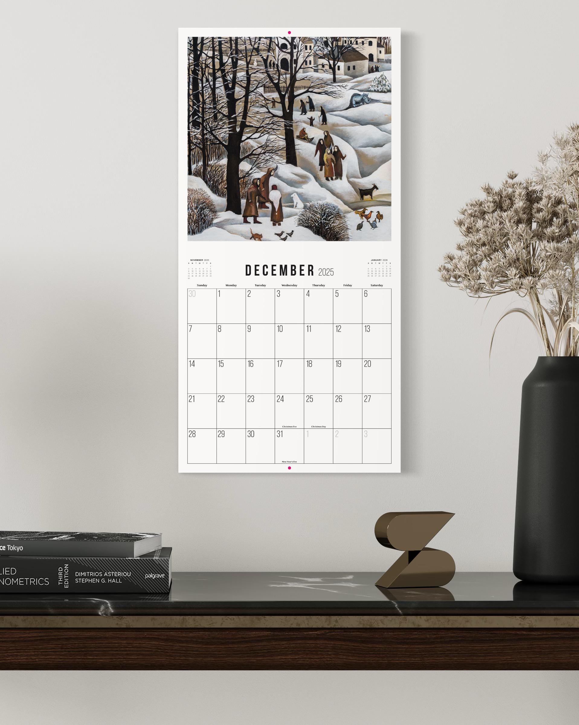 Calendar 2025 Wall Art / Limited Edition 100 - Etsy