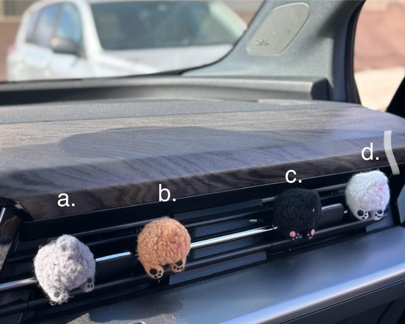 Cat&dog Wool Felt | Car Diffuser | Vent Clip | Keychain - Etsy
