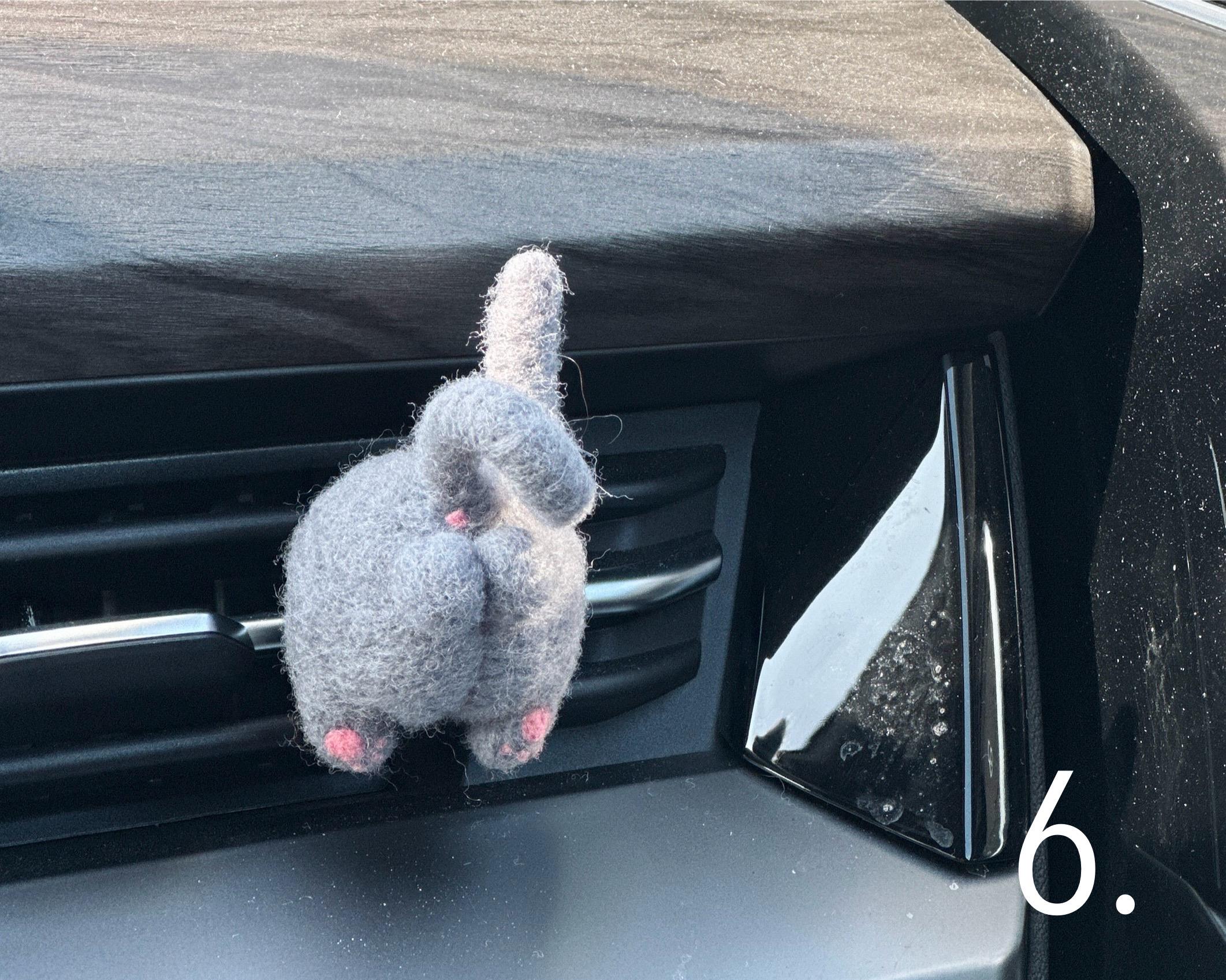 Cat&dog Wool Felt | Car Diffuser | Vent Clip | Keychain - Etsy