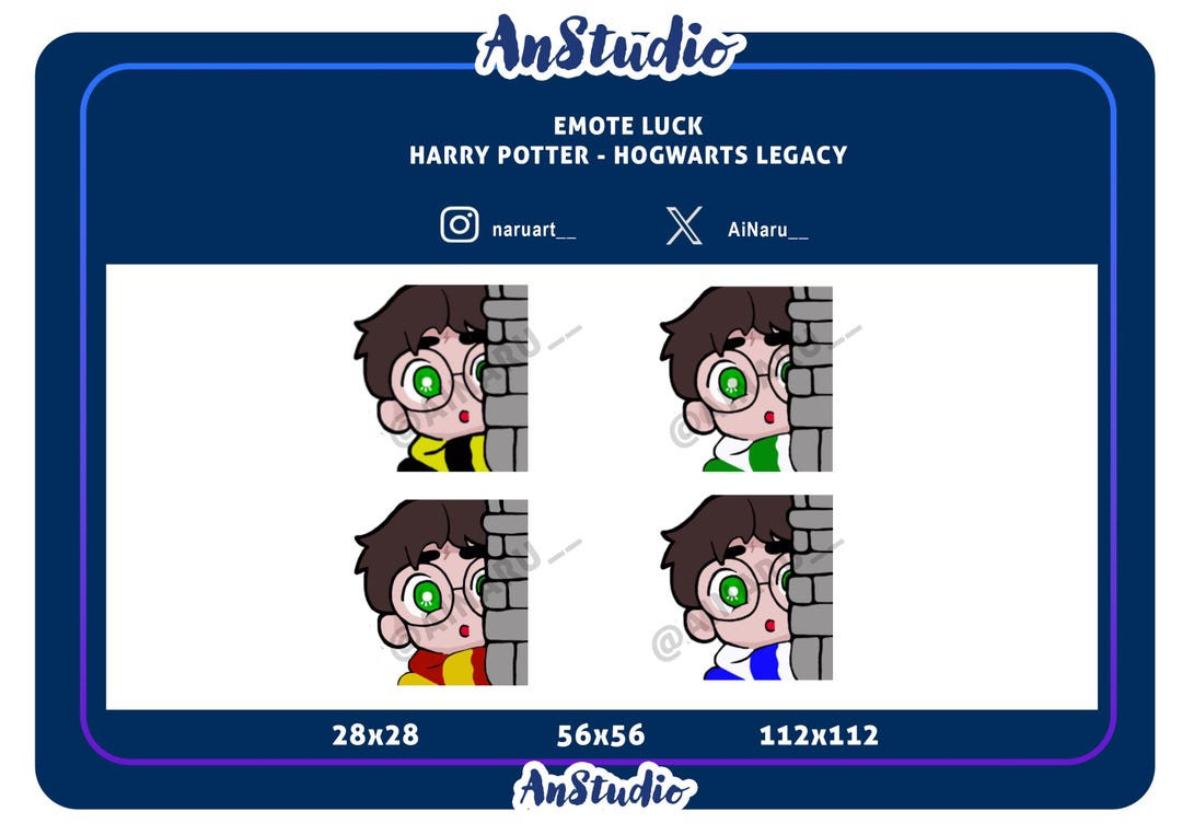 1 Lurk Emote for Twitch and Discord | Harry Potter Twitch Emote Pack - Etsy