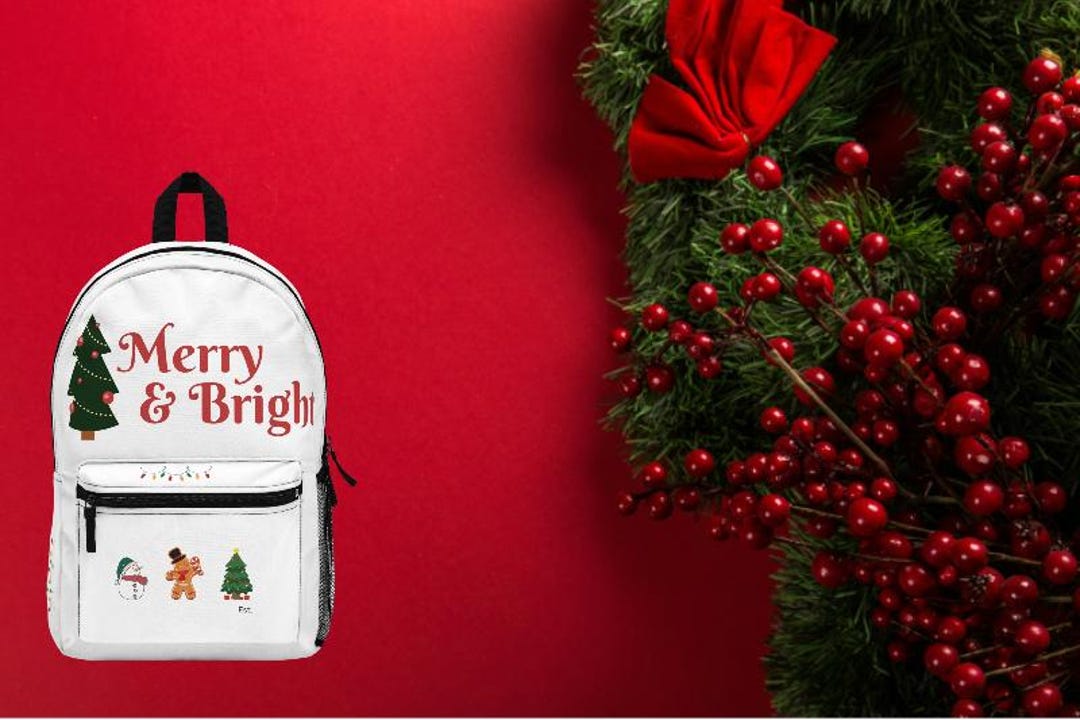 Christmas Backpack Snowman Backpack Christmas Tree Perfect Christmas ...
