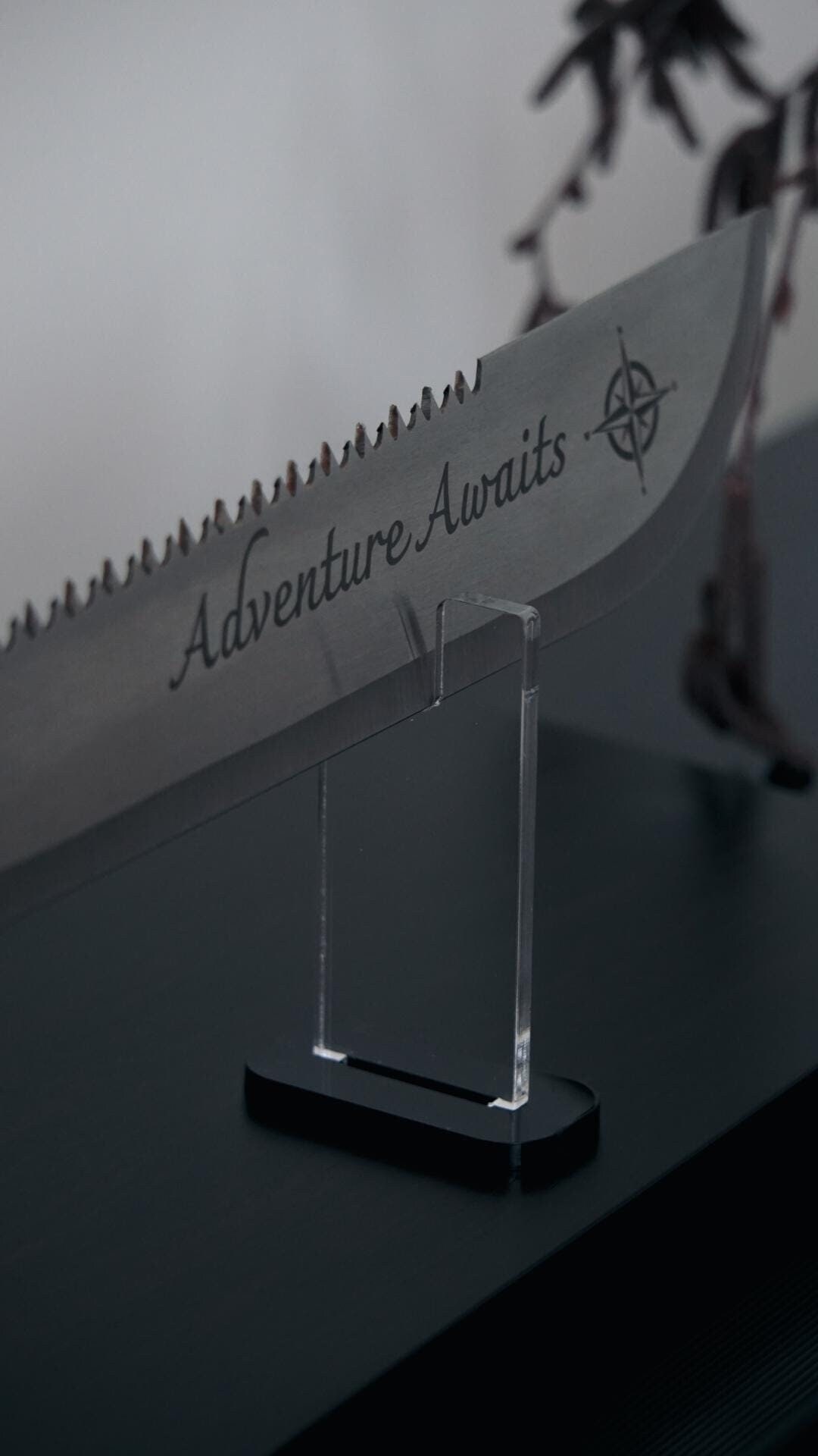 Custom Engraved Machete With Stand Personalized Single or Double-sided ...