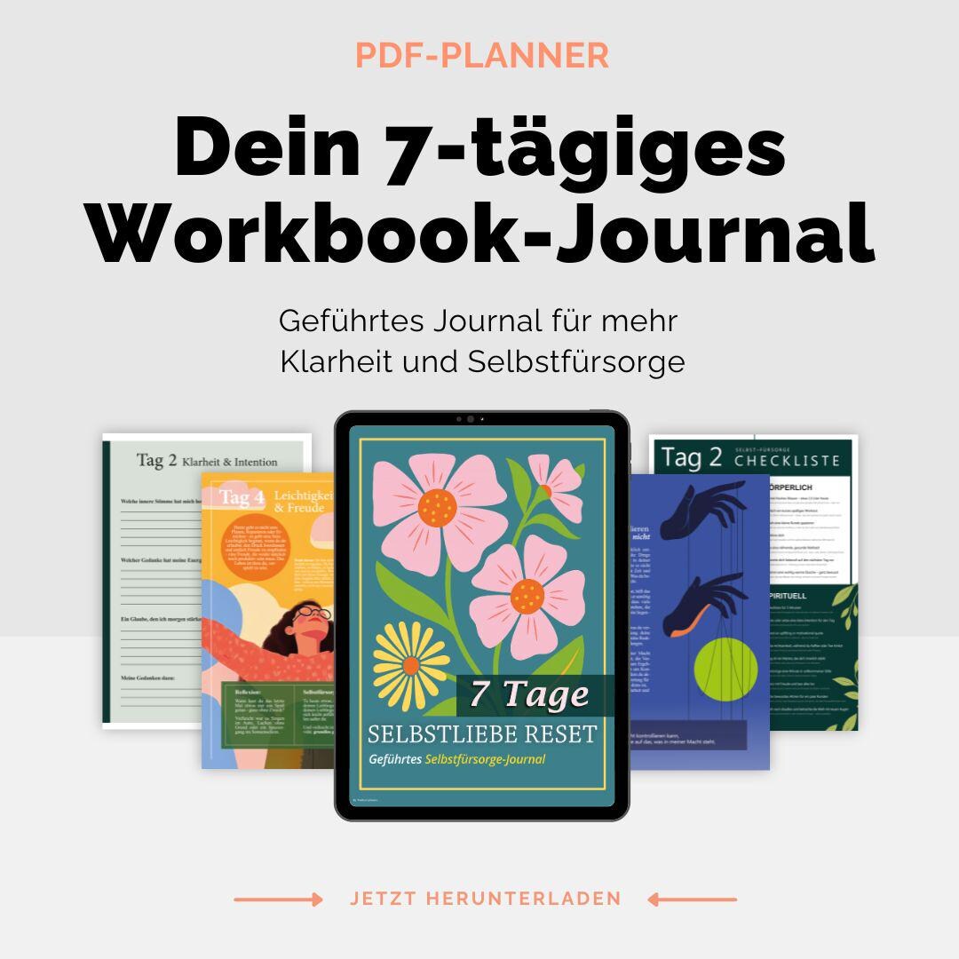 7-day Self-care Workbook Journal | Mindfulness & Self-love | Digital ...